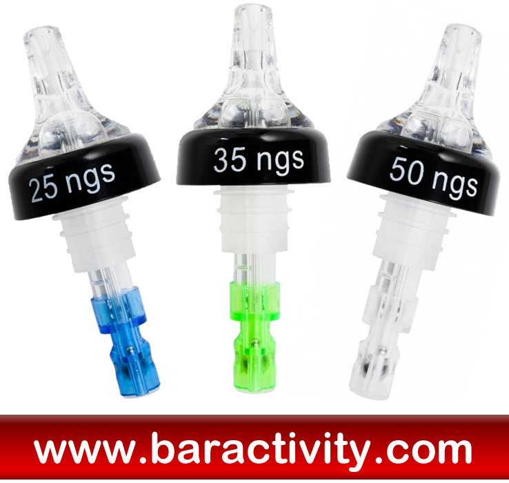 Quick Shot 3 Ball Precision Pourer - 25ml 35ml 50ml NGS