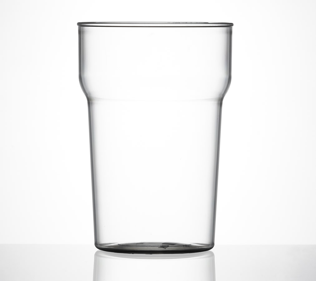 Elite Polycarbonate Nonic Half Pint 10oz CE - Box of 100